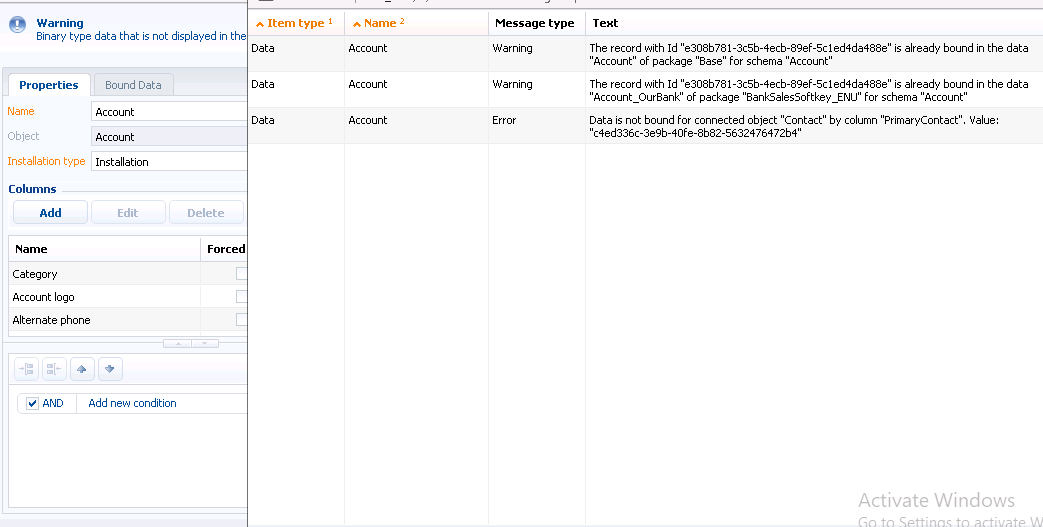 Issue in binding sysadminunit data to transfer Organizational Roles | Community Creatio